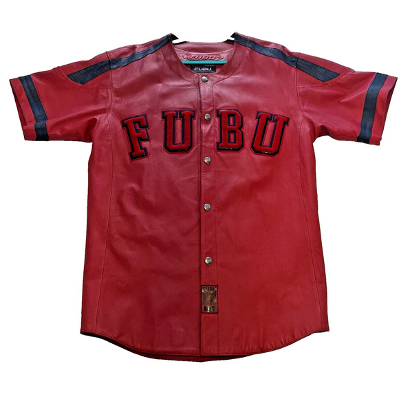 FUBU | Jackets & Coats | Vintage Extremely Rare Fubu Red Leather Series ...